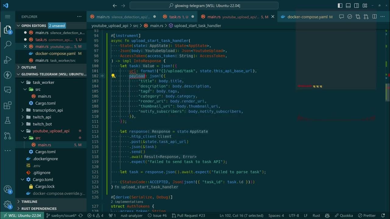 rust APIs + react-admin | glowing-telegram project | Chill Sunday Morning Coding - Episode 63 ...