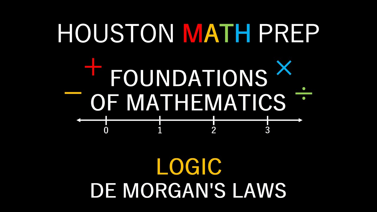 De Morgan's Law (Logic) - YouTube