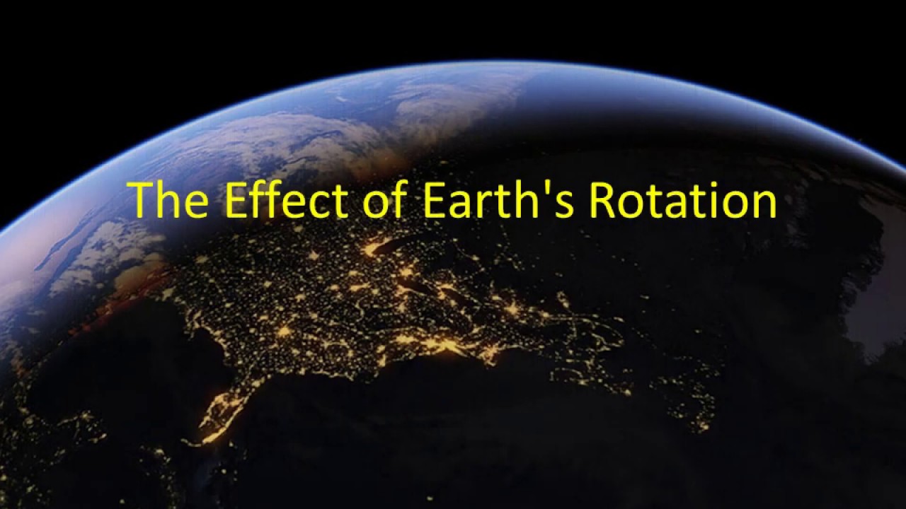 Effect of Earth's Rotation - YouTube