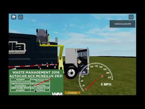 Dumping Carts with a Casella Waste Services Mack LE Heil Python Side ...