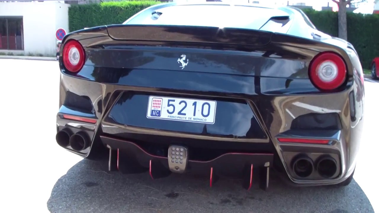 FERRARI F12 TDF BLACK MASSA STYLE !!! - YouTube