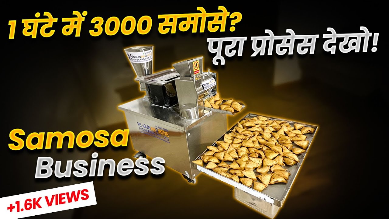Samosa Making Process | Full Automatic घर बैठे बिजनेस आइडिया #yt #viral ...