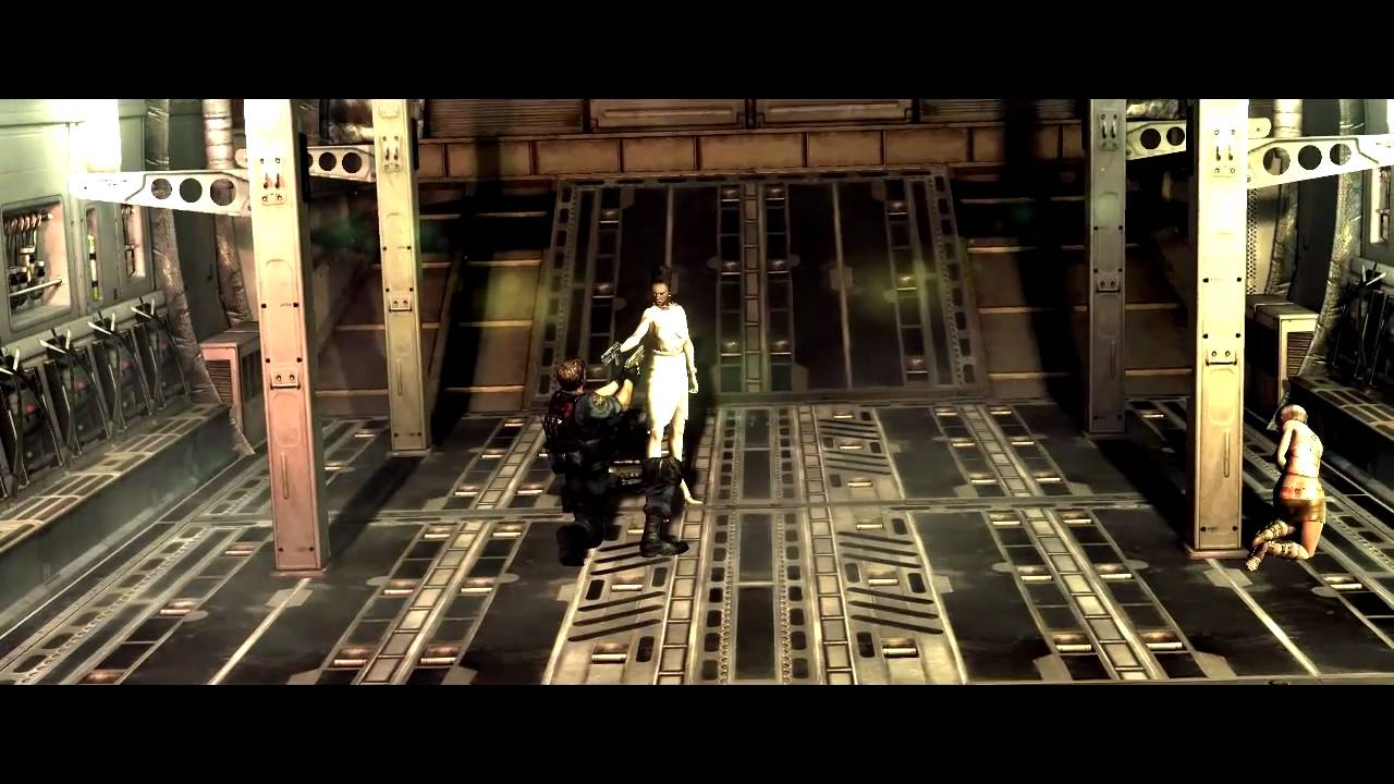 HD Resident Evil 5 : Powerful Excella in Sky-high Skirmish cutscenes ...