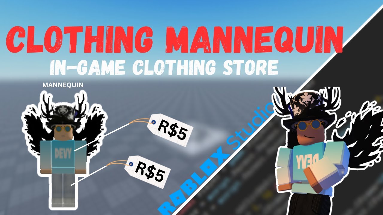 Roblox Studio Tutorial: Clothing Mannequin - YouTube