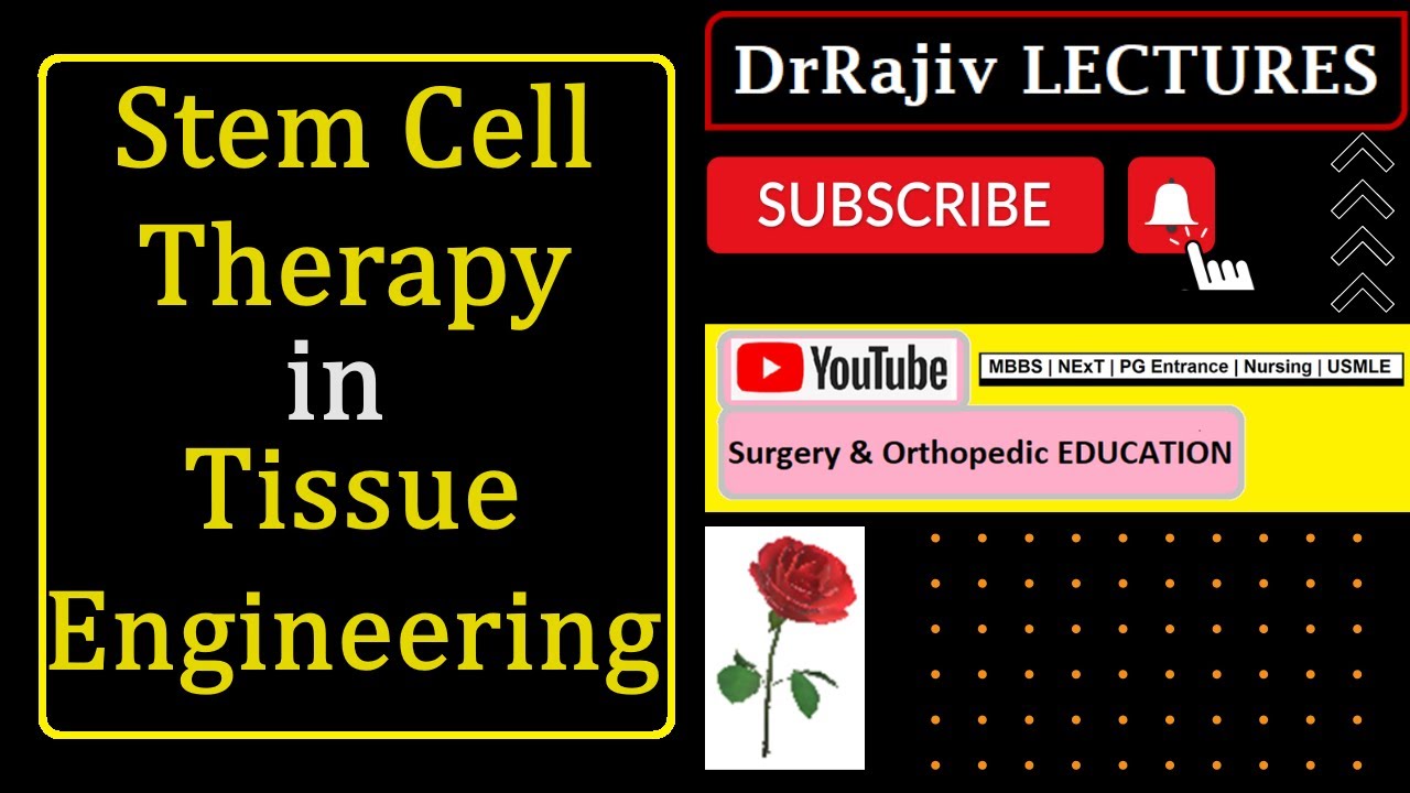 Stem Cell Therapy in Tissue Engineering-DrRajivLectures - YouTube