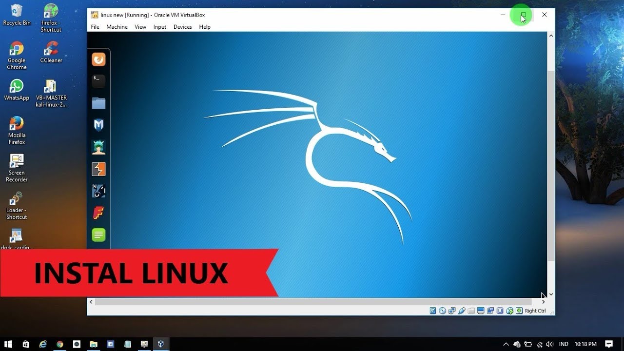 Cara Instal Linux Melalui Virtualbox - YouTube