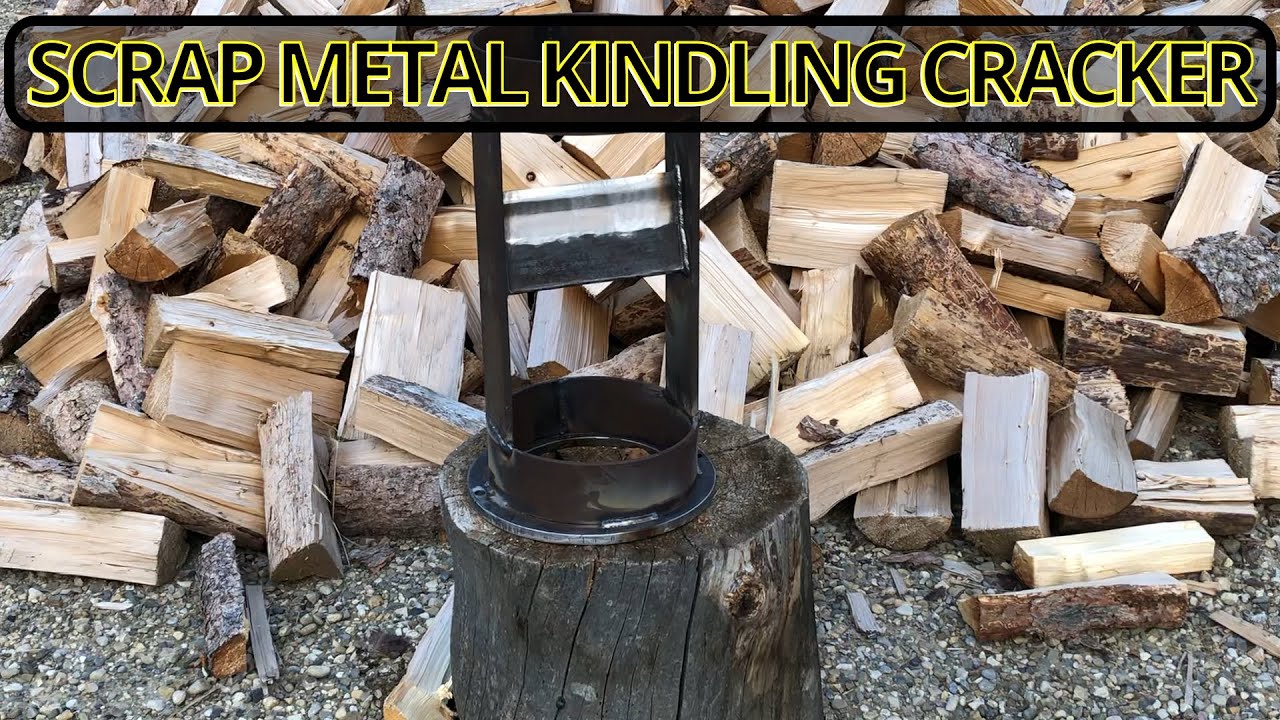 DIY Kindling Cracker / build from scrap metal - YouTube