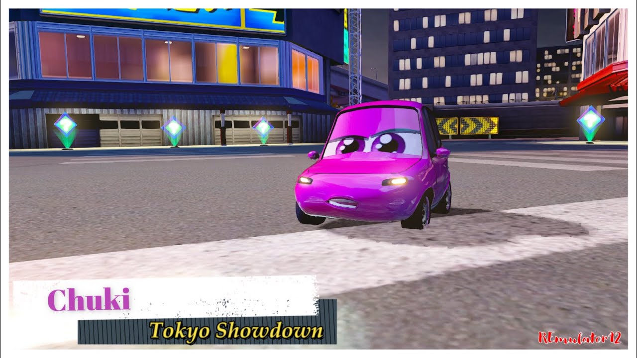 Cars 2 The Video Game | Chuki - Mission Mode | Tokyo Showdown - YouTube