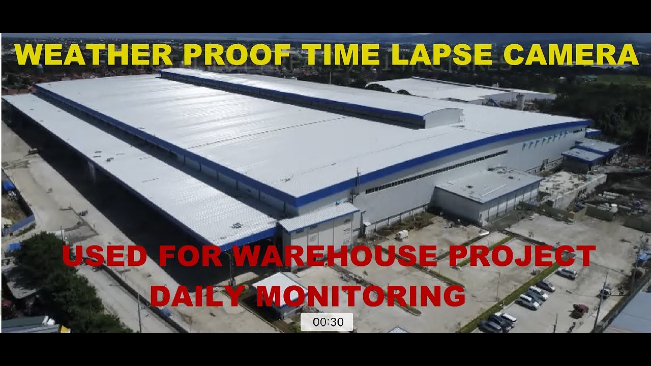 WEATHER PROOF TIME LAPSE CAMERA (USED FOR PROJECT DAILY PROGRESS ...
