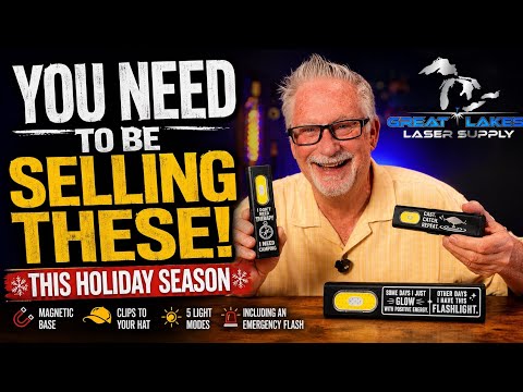 These Flashlights Could Be a HUGE Holiday Seller! | Laser Engraving