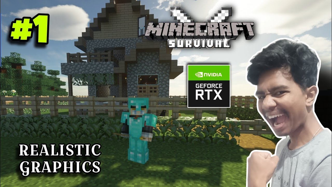 Minecraft Survival Series But In RTX | Insane Graphics and Gameplay ...