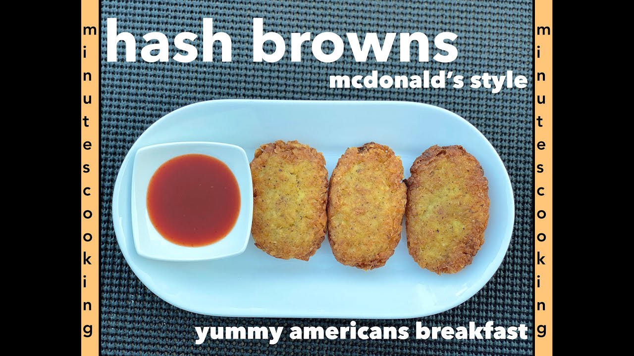 Hash Browns recipe | McDonald's style Hashbrowns | Shredded Crispy ...