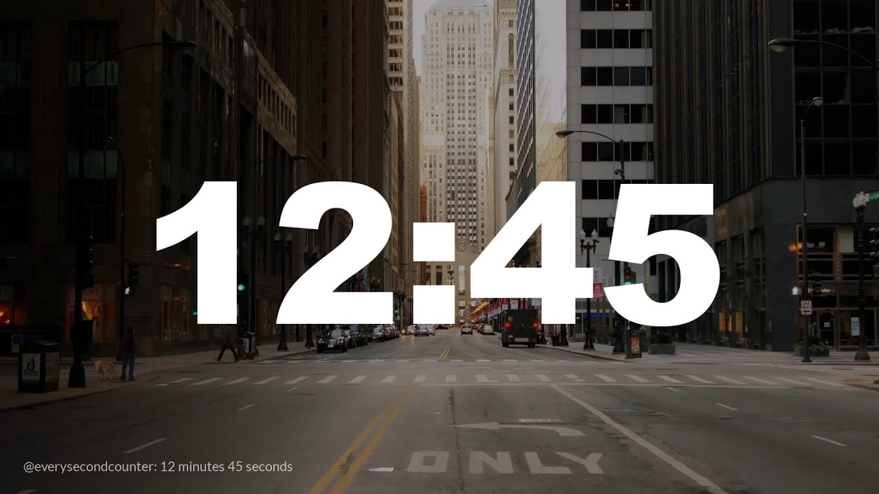 12 minutes 45 seconds [765 secs] clock timer countdown || Alarm Focus ...