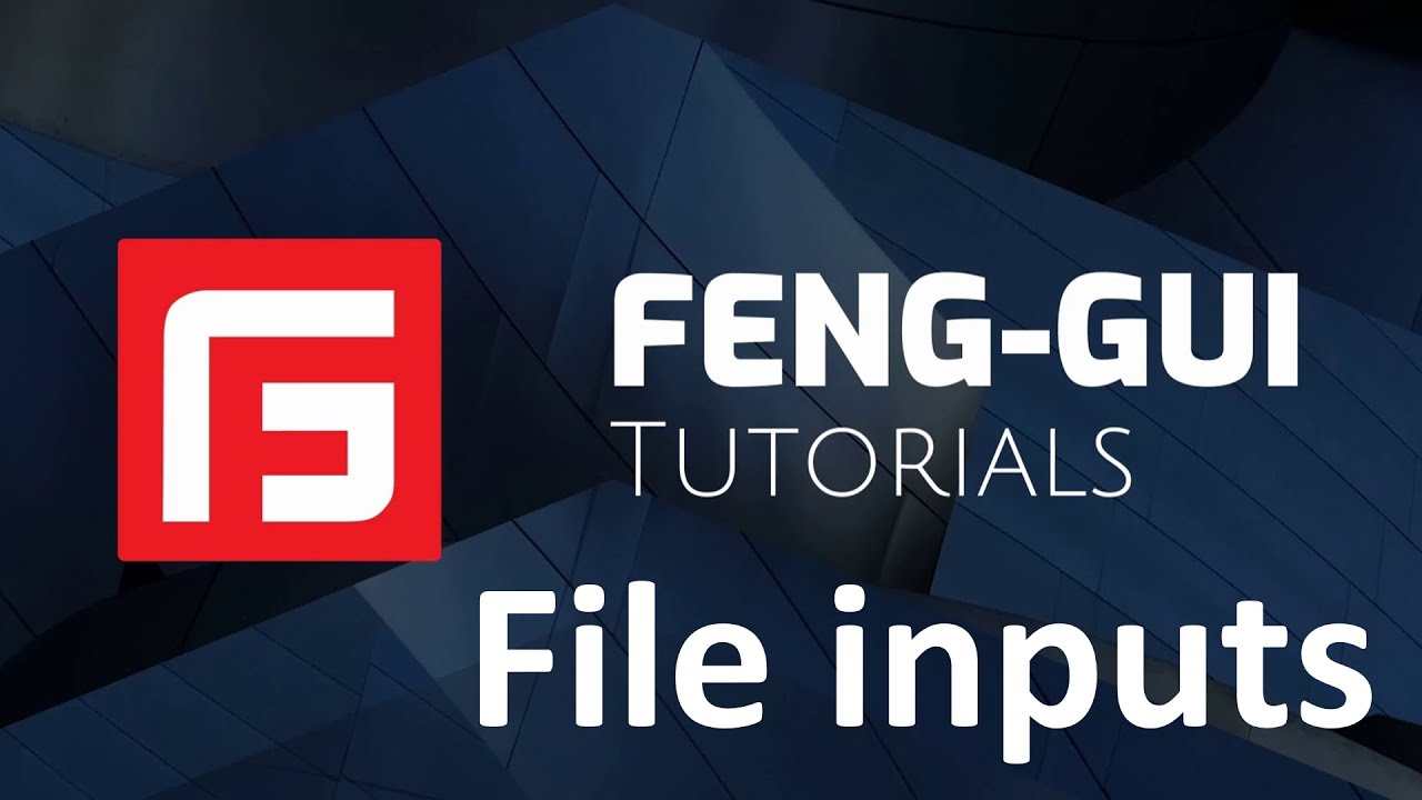 Feng-GUI Tutorials - File Inputs - YouTube