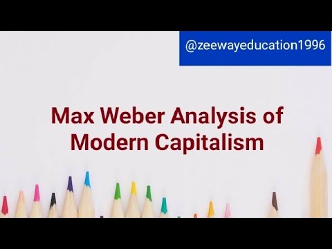 Max Weber Analysis of Modern Capitalism | Sociology | UPSC | - YouTube