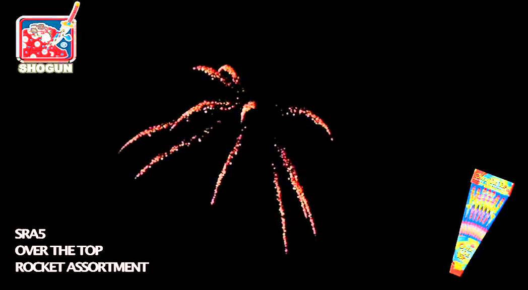 Over The Top Rocket Assortment Shogun Fireworks 1535 - YouTube
