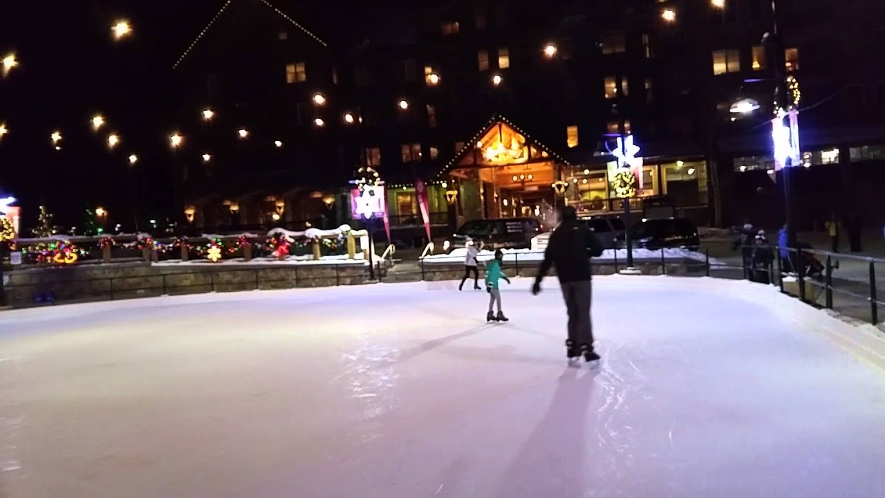 2015 12 27 Keystone Ice Skating Rink - YouTube
