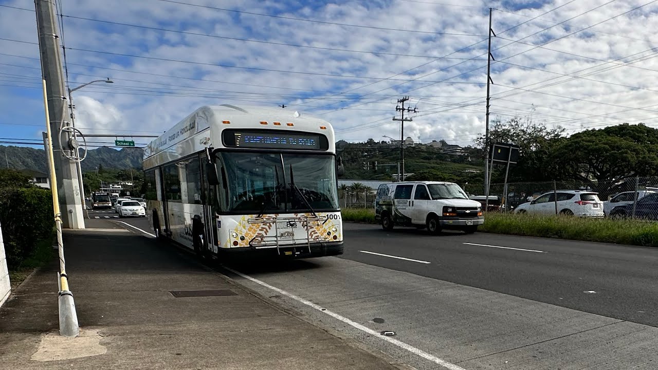 (12/29/2022) Honolulu TheBus Route 7 Kamehameha IV Road, Bus 4001 - YouTube
