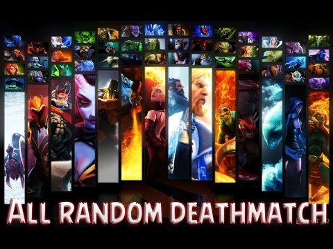 Dota 2 - All Random Deathmatch 1 против всех! - YouTube