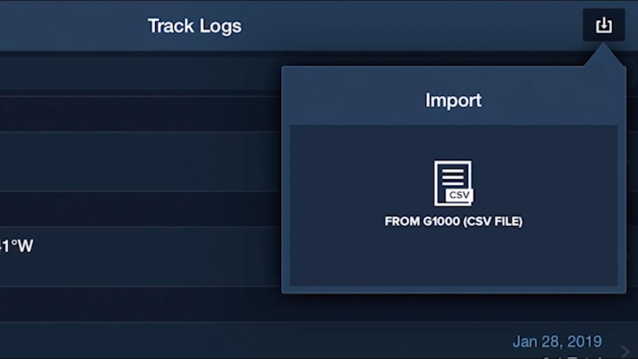 ForeFlight How-To: Import Garmin G1000 Track Logs - YouTube