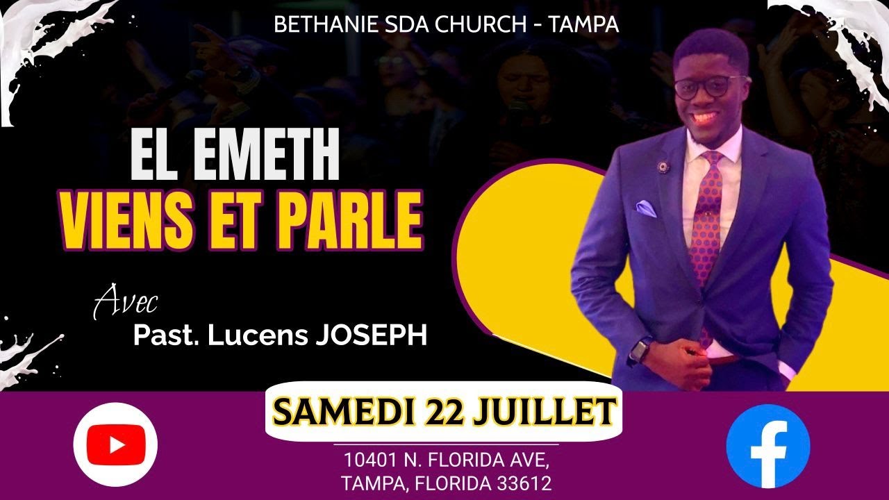 El Emeth Viens Et Parle | Past. Lucens Joseph - YouTube