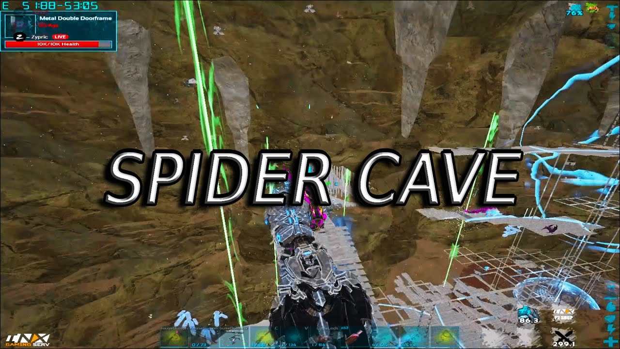 Online Wiping Spider Cave - INX 4 Man PVP - YouTube