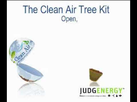 Clean Air Tree Kits... have you grown your clean air today? - YouTube
