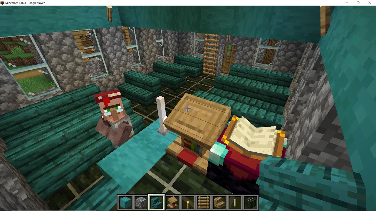 Village Church Interior - Minecraft Village Makeover - YouTube