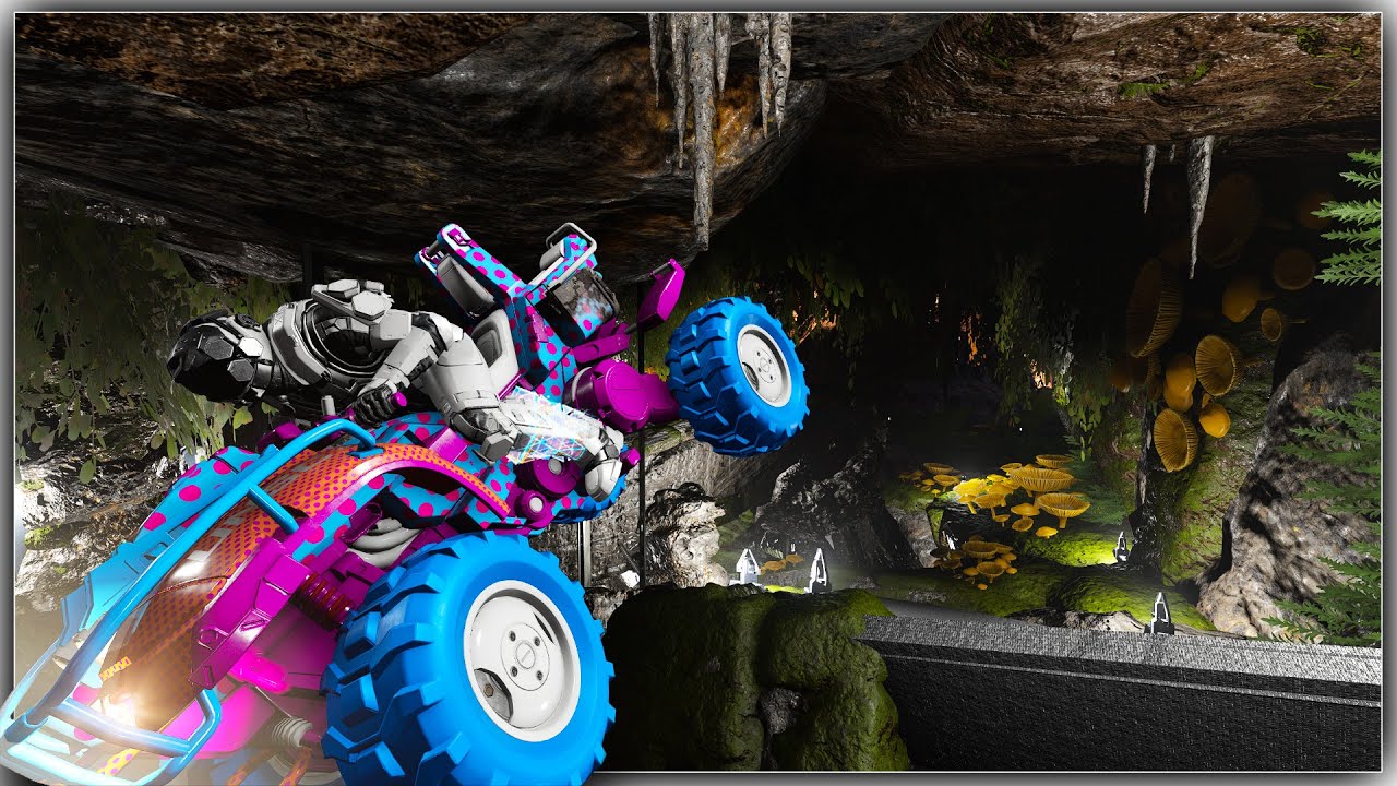 CAVE RACERS | Beautiful Space Racetrack | Halo Infinite Custom Map ...