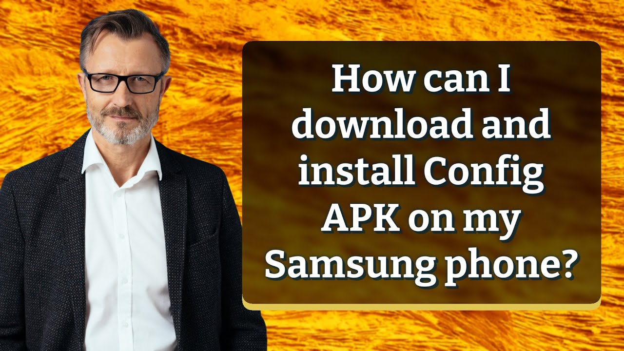 How can I download and install Config APK on my Samsung phone? - YouTube