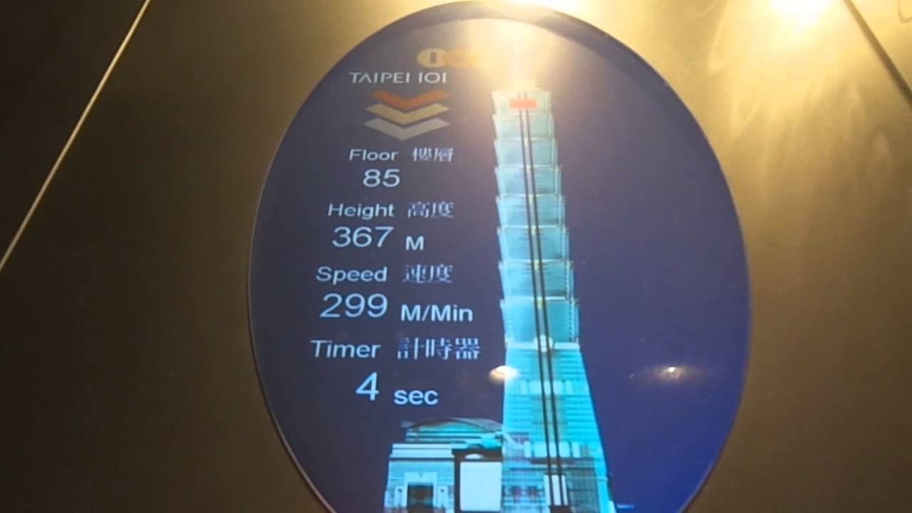 Vlog #3 Taiwan Vlog Part 2 (Taipei 101 Elevator) - YouTube