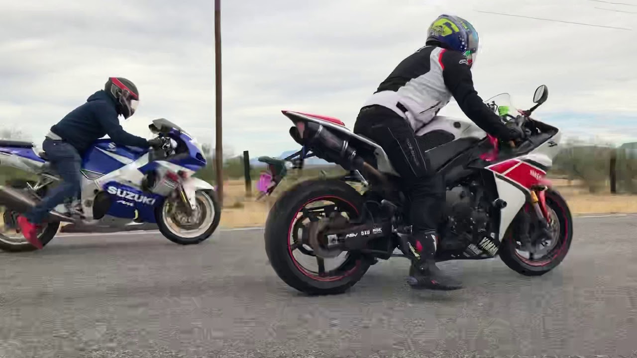 R1 vs Suzuki - YouTube