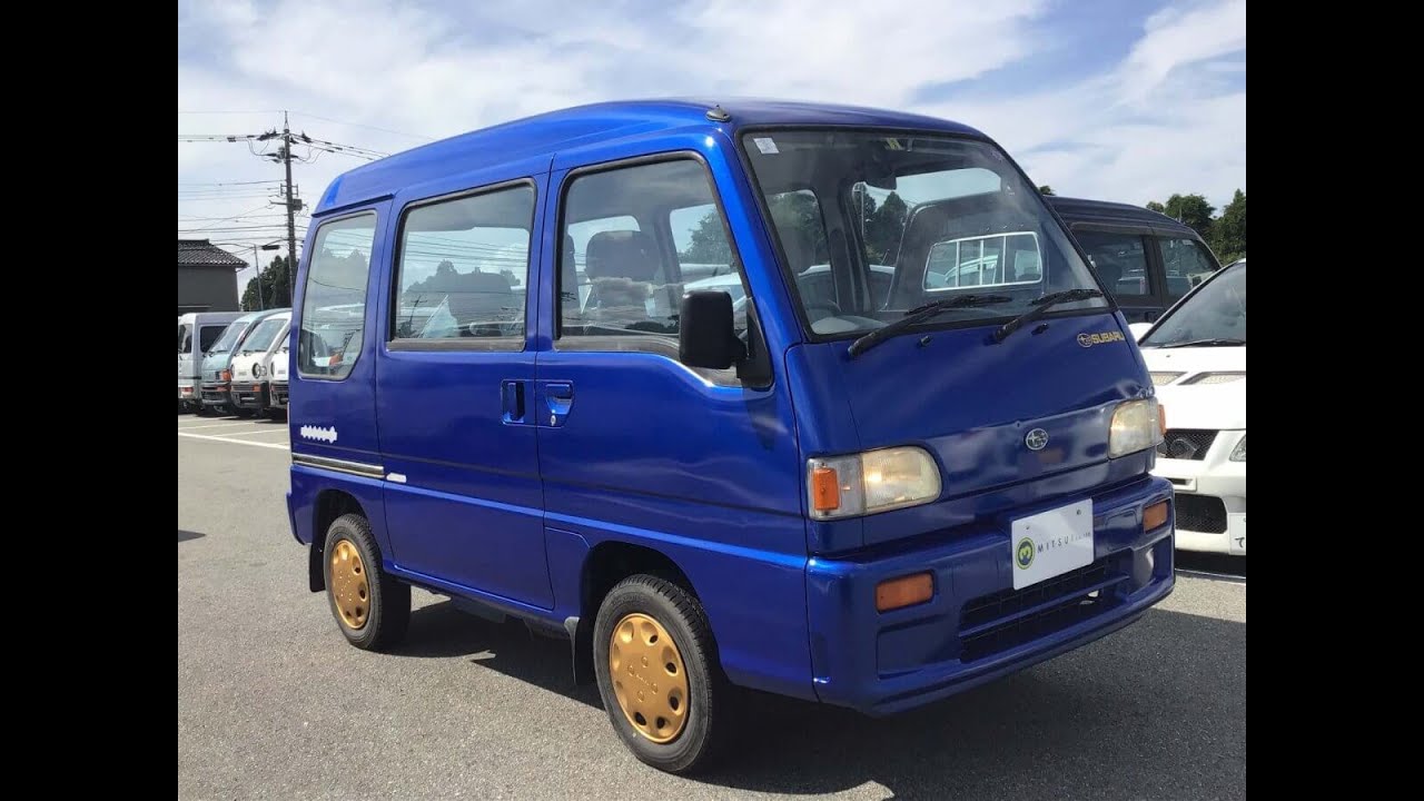 Sold out 1993 Subaru sambar van KV4-078193 Japanese Mini truck (Japan ...