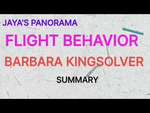 FLIGHT BEHAVIOR BY BARBARA KINGSOLVER SUMMARY - YouTube