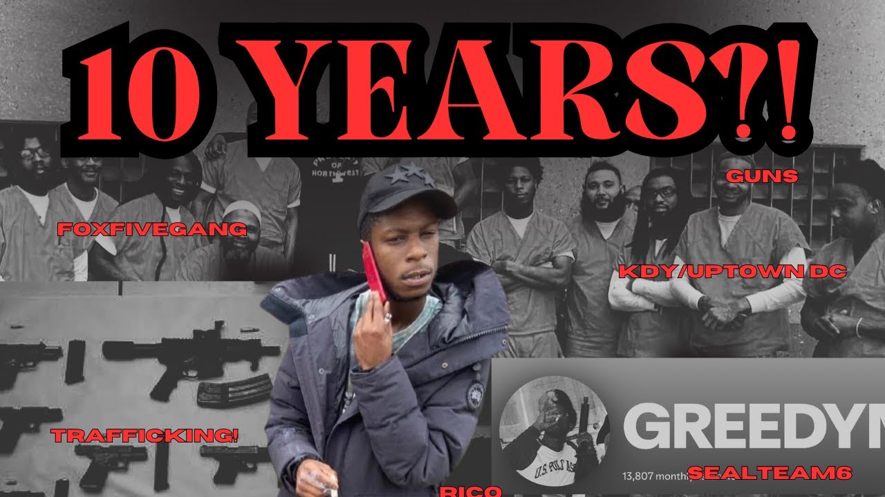 DC Rapper GreedyMF YNV Sentenced To 10 YEARS In The FEDS For ARMED DR*G ...