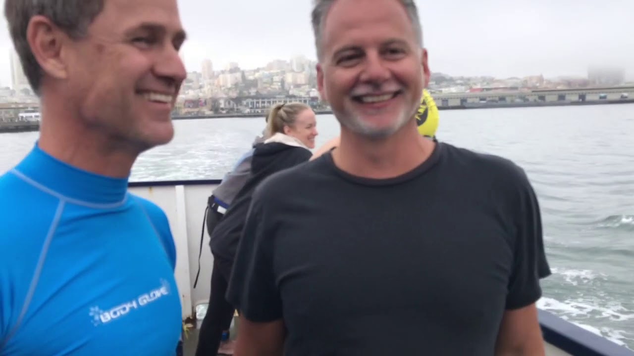 2019 alcatraz sharkfest swim - YouTube