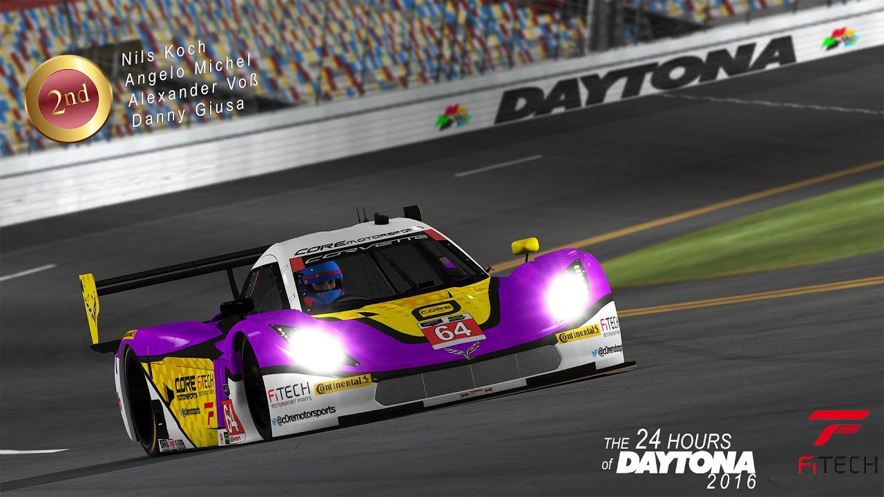 iRacing.com Daytona 24h 2016 start - YouTube