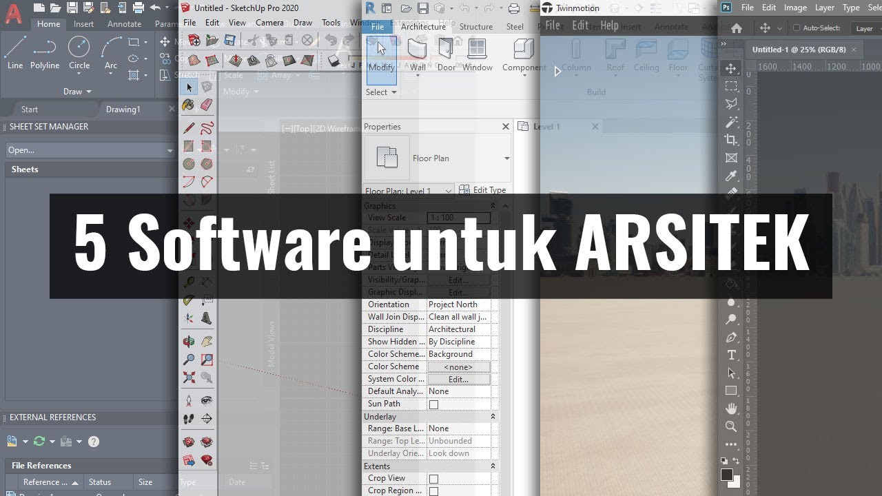 5 Software untuk Arsitek | Pengenalan untuk Arsitek dan Mahasiswa ...