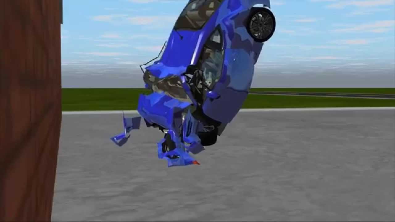 Rigs of Rods - Crash tests³ (160kmh - 100mph) - YouTube