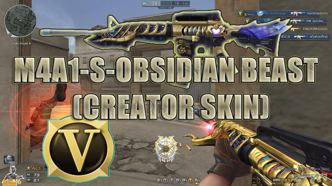CROSSFIRE PHILIPPINES - M4A1-S-OBSIDIAN BEAST (CREATOR SKIN) (1080p ...