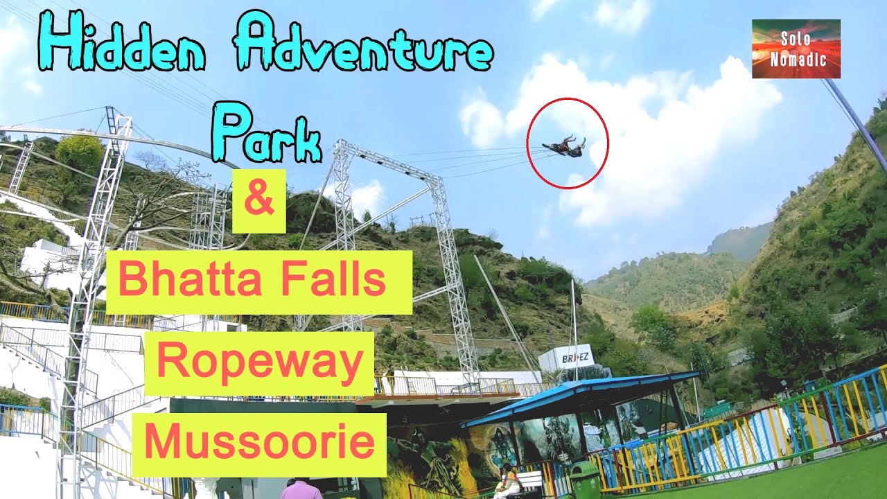 Bhatta Falls Mussoorie || Awesome Adventures Games In Bhatta Falls ...