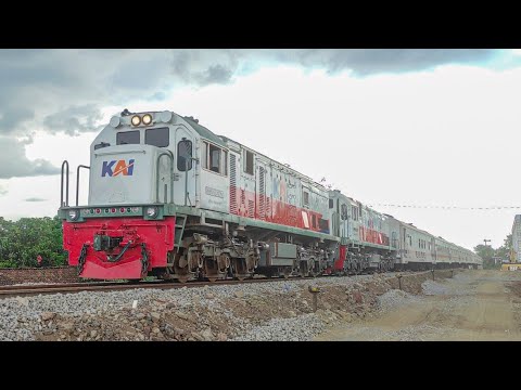 Kereta Api Mutiara Timur Edisi Spesial Rangkaian Super Panjang di Daop ...