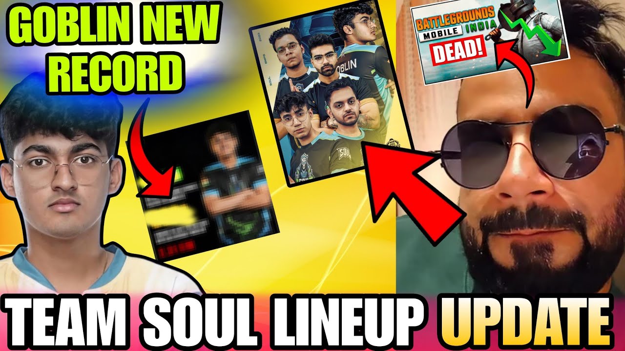 Soul Goblin new record 😱| Soul lineup update | BGMI HYPE DEAD SOON ...
