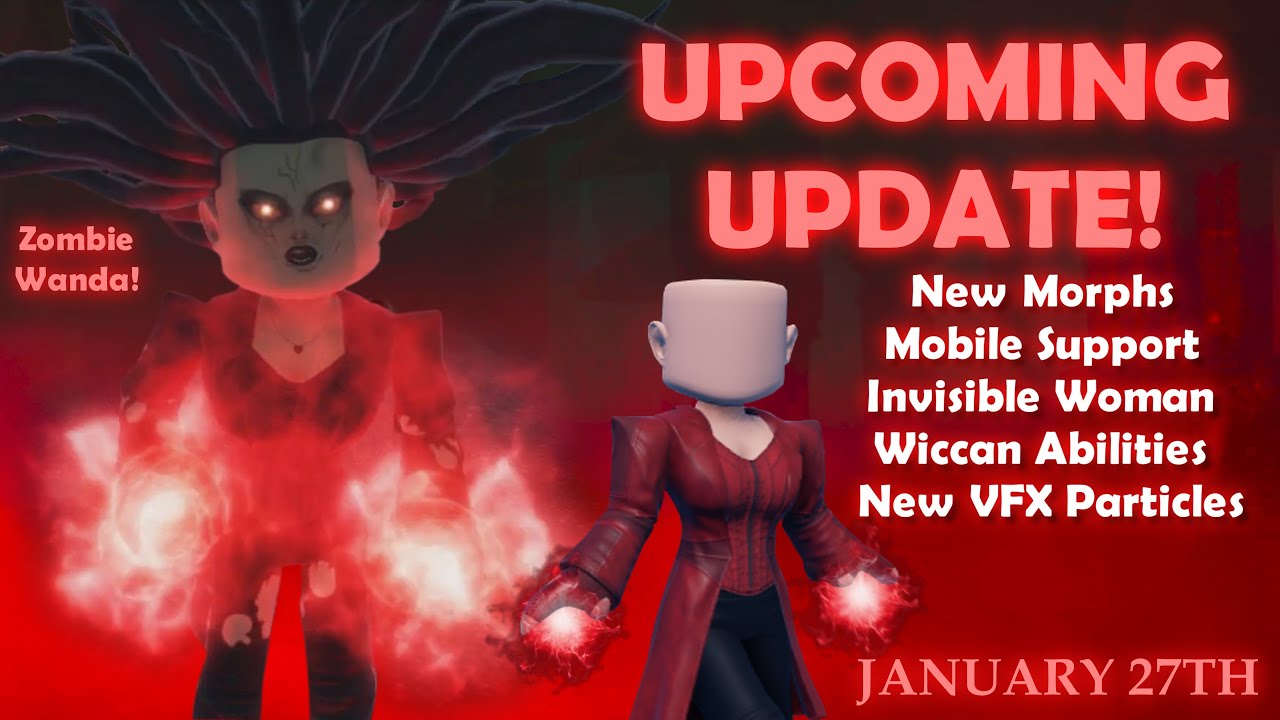 ZOMBIE WANDA? UPCOMING UPDATE LEAKS! | MARVEL INFINITY | ROBLOX - YouTube