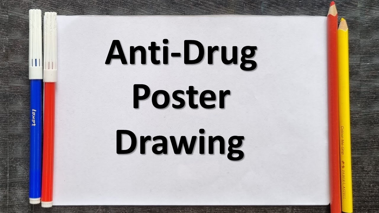 എലുപ്പതിലൊരു ലഹരി വിരുദ്ധ ദിന പോസ്റ്റർ / Anti Drug Day Drawing ...