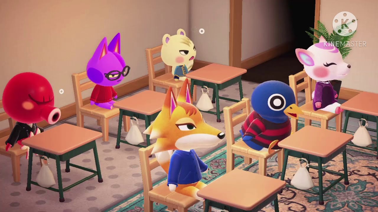 “Um, teacher, I have a question.” Recreated in Animal Crossing. - YouTube