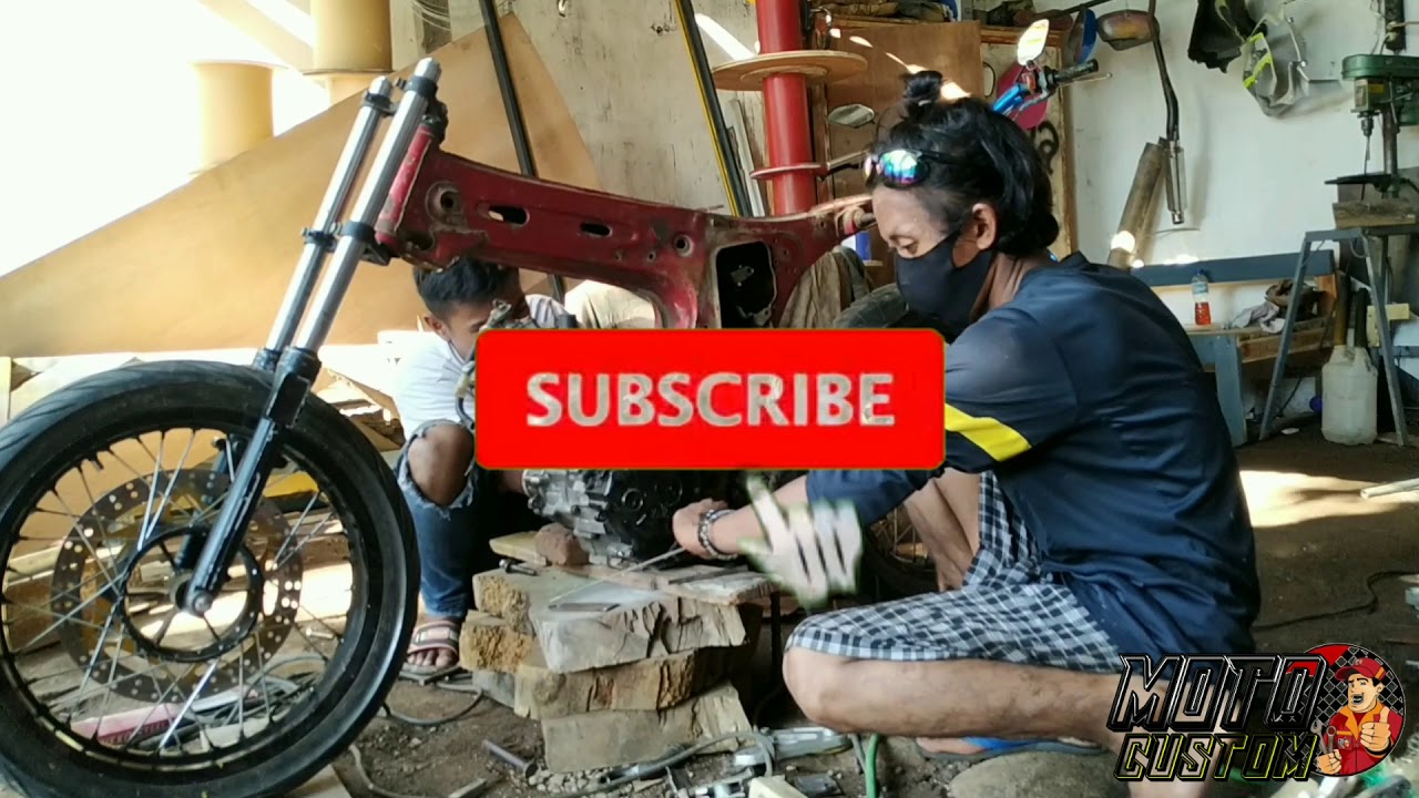 Proses Perakitan Motor L2 Super pakek mesin Jupiter mx - YouTube