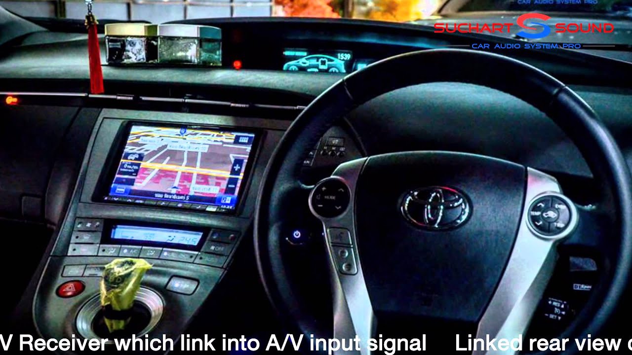 Active tri-amplifier with simply installation in Toyota Prius - YouTube