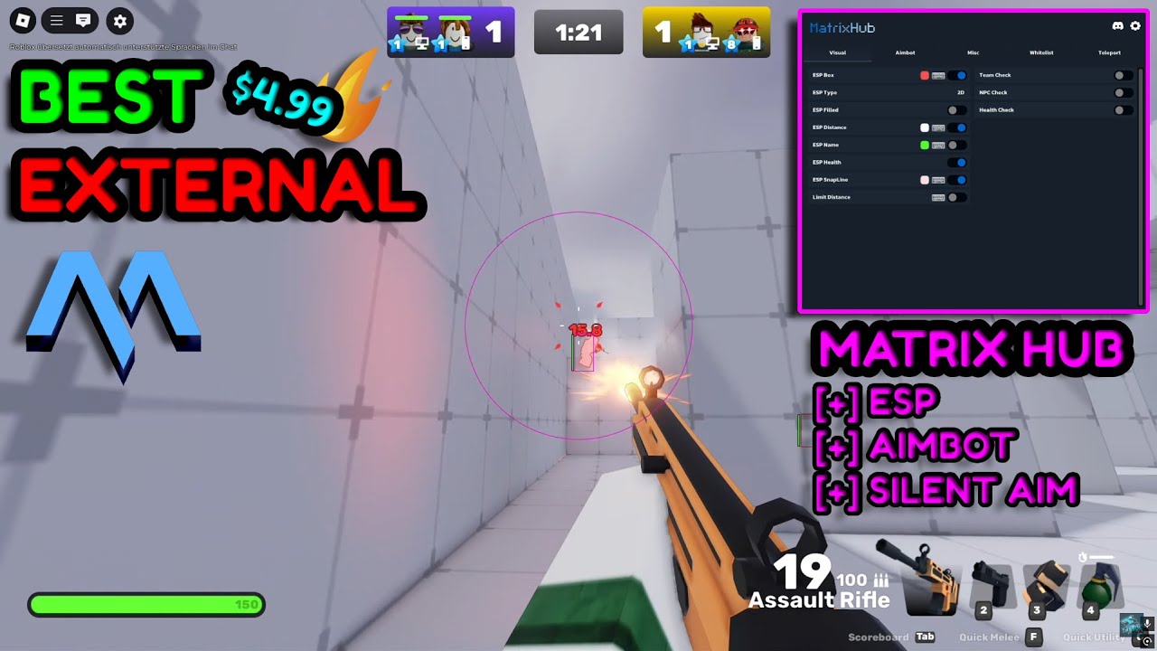 BEST $4.99 EXTERNAL | MatrixHub | ESP, Aimbot & Silent Aim (2025) - YouTube