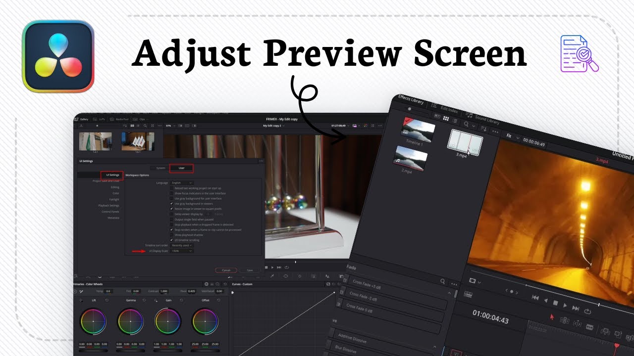 How to move preview window in DaVinci Resolve - YouTube